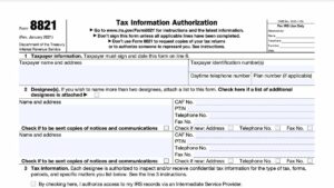 When Do You Need to File IRS Form 8821? | Tax Relief Helpers
